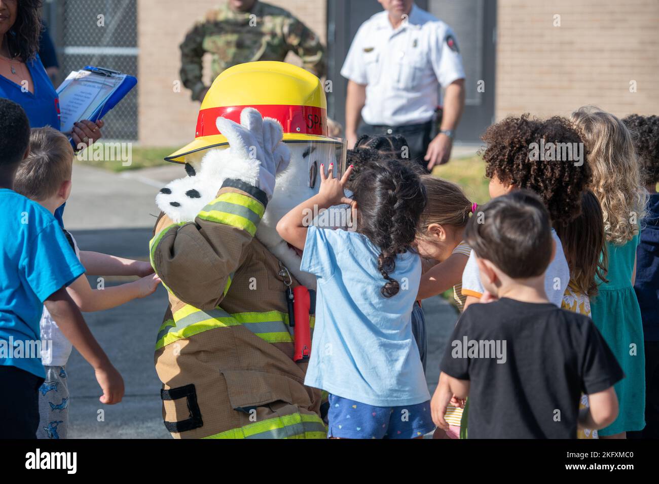 Sparky the fire dog, the official mascot of the Nation Fire Protection ...