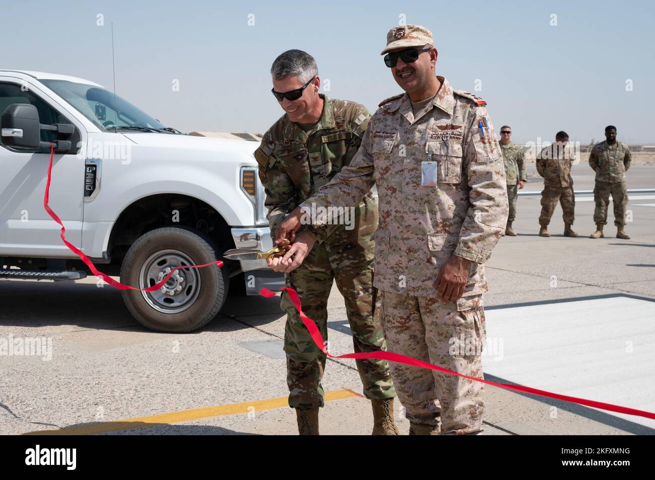U.S. Air Force Col. George Buch Jr., 386th Air Expeditionary Wing ...