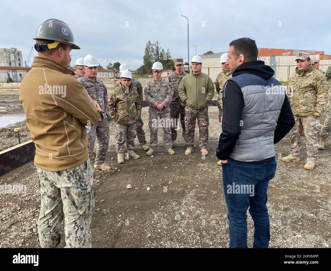 POTI, Georgia (Oct. 13, 2022) Builder 2nd Class Ian Potter, assigned to ...