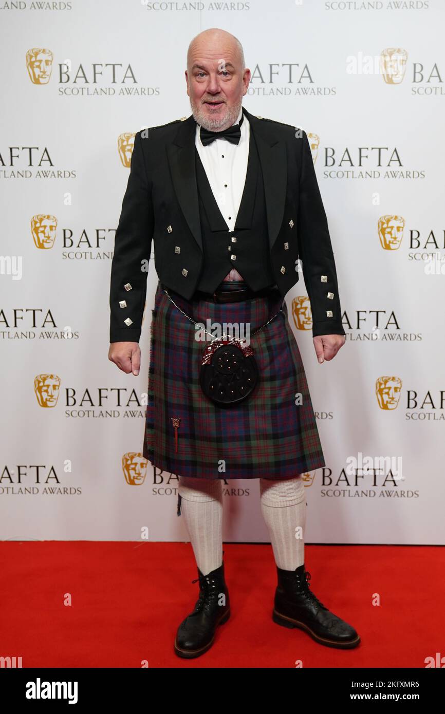 Jack Docherty arrives at the BAFTA Scotland awards at the DoubleTree By ...