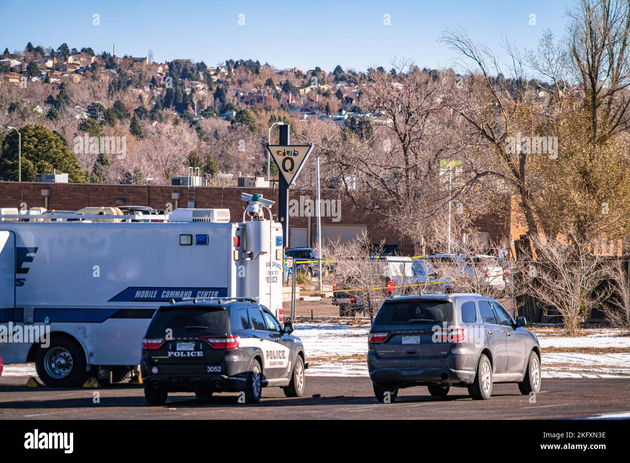 Outside Lgbtq Club Q Nightclub Mass Shooting In Colorado Springs Co