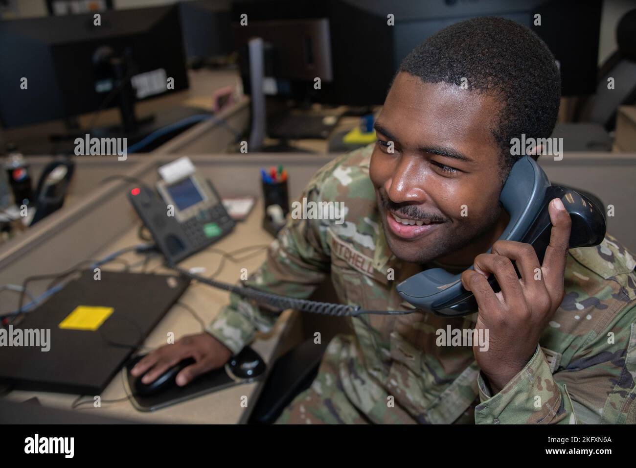 U.S. Air Force Airman Michael Mitchell, 60th Maintenance Operation ...