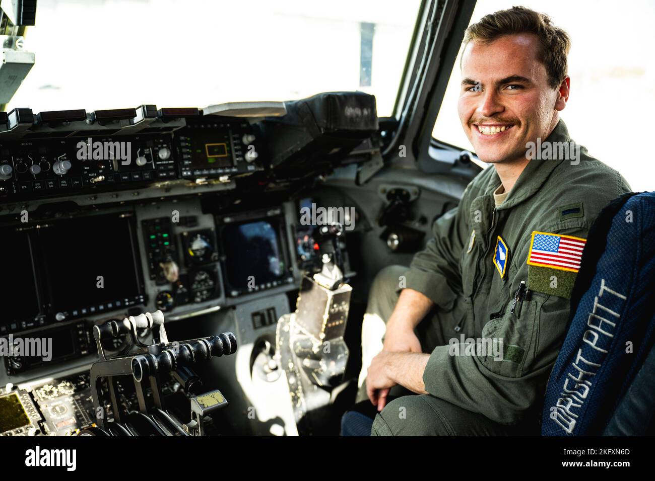 U.S. Air Force 1st Lt. Nicholas Armour, 89th Airlift Squadron pilot ...