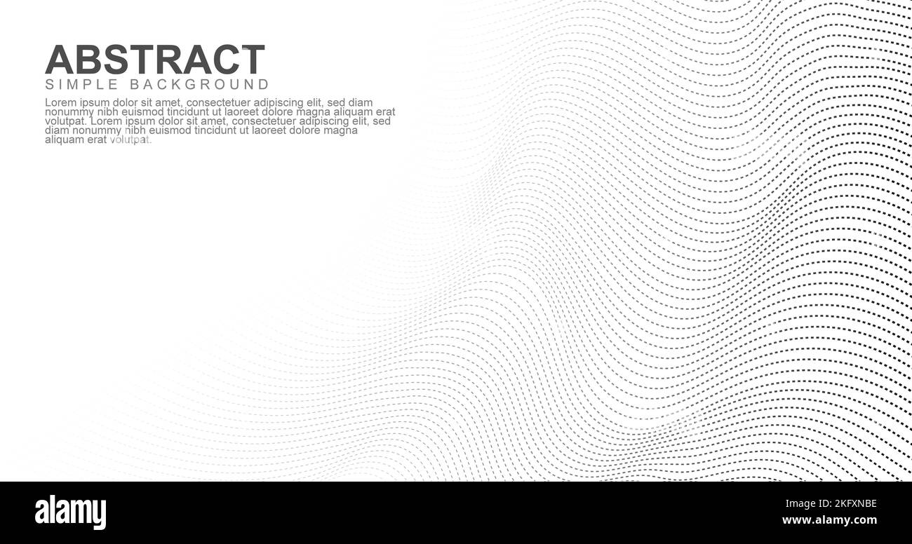 Simple modern background. Design with gray dash lines. Vector design ...