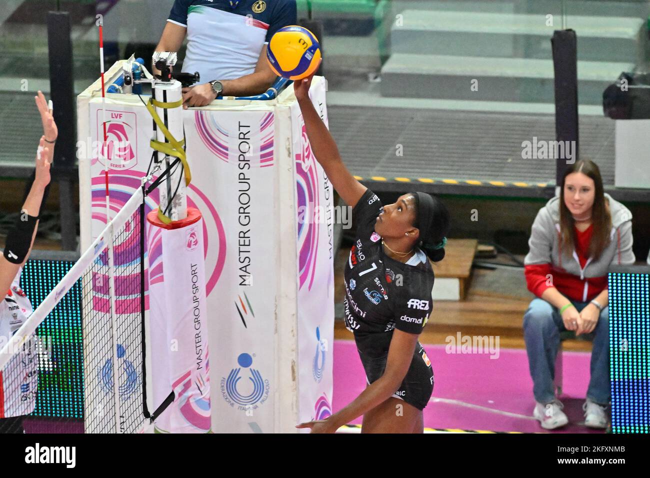 Pala Ubi Banca, Cuneo, Italy, November 20, 2022, Stephanie Samedy ...