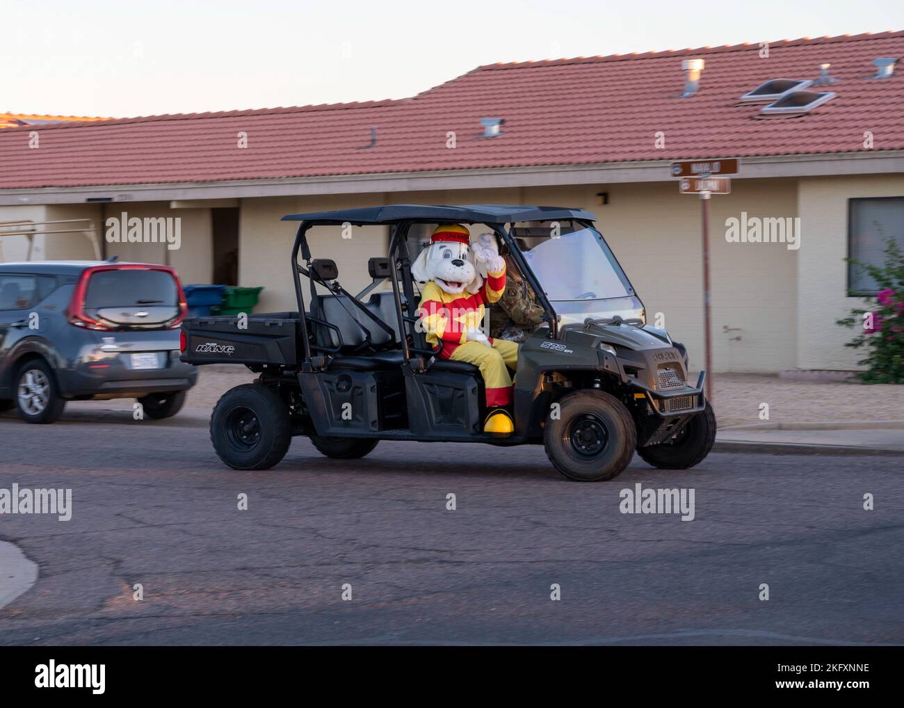“Sparky”, 56th Civil Engineer Squadron Fire Department mascot, joins ...