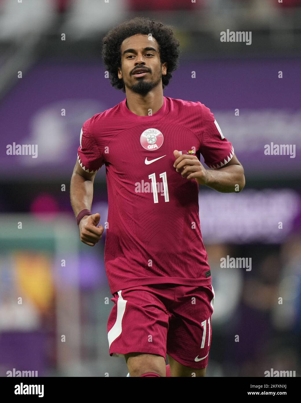 Qatar world cup akram afif hi-res stock photography and images - Alamy