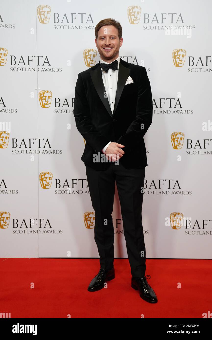 Nicholas Ralph arrives at the BAFTA Scotland awards at the DoubleTree ...