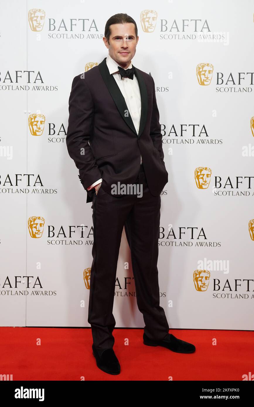 David Berry arrives at the BAFTA Scotland awards at the DoubleTree By ...