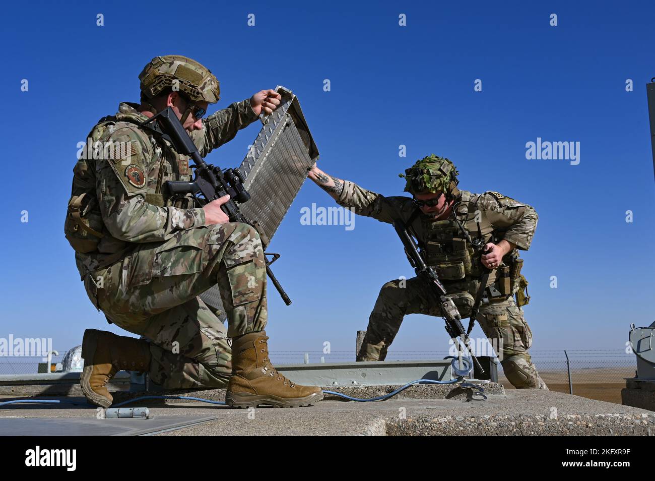 Tech. Sgt. Elias Aggen and Tech. Sgt. Peter Simonelli, Defenders with ...
