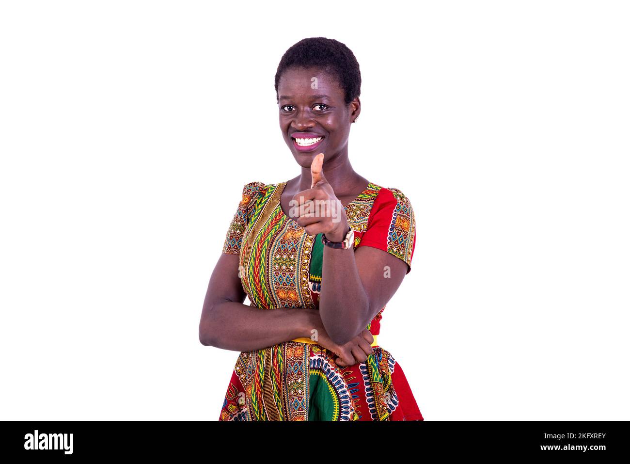 portrait of a beautiful young woman in traditional loincloth, showing ...