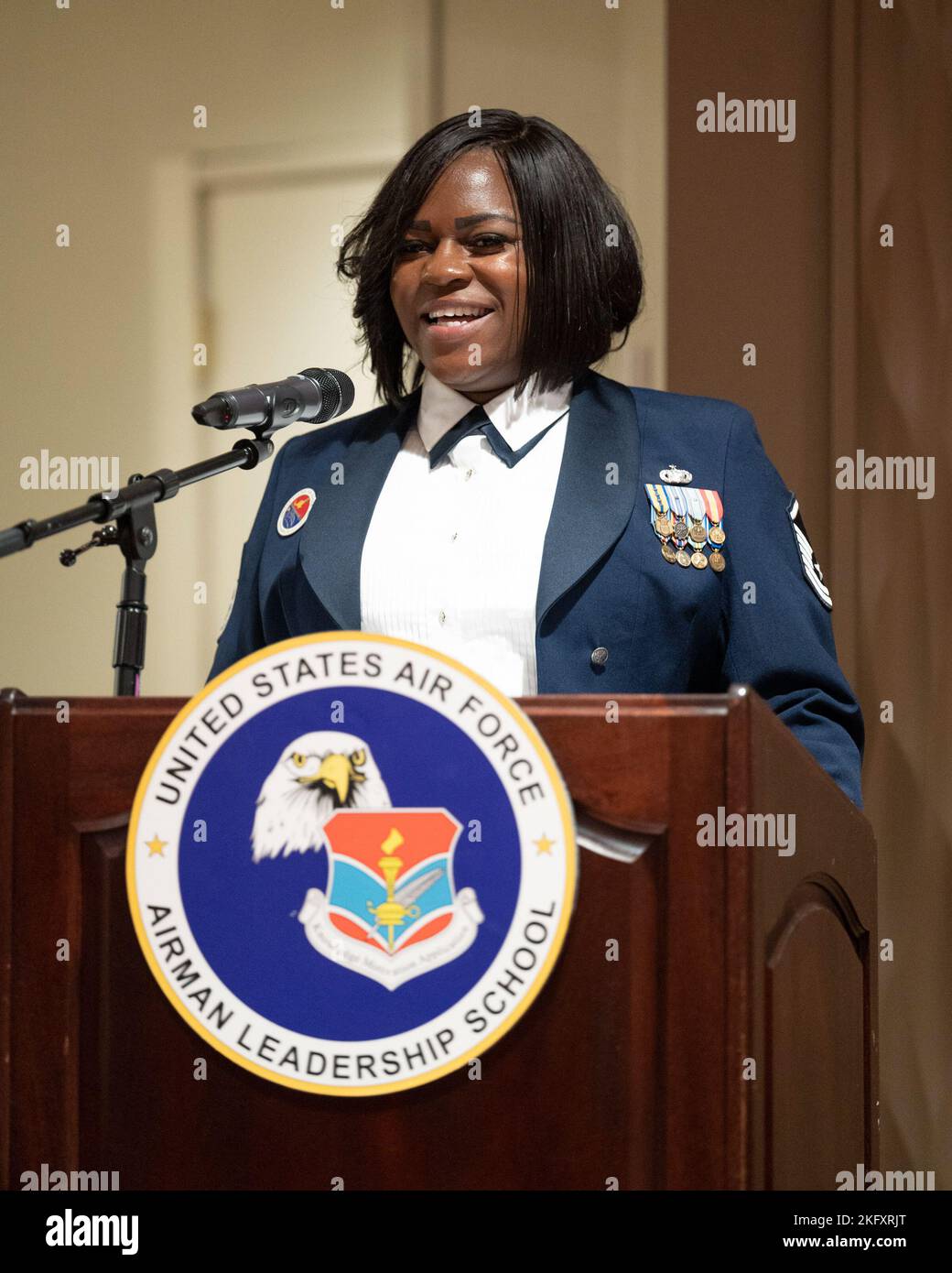 U.S. Air Force Chief Master Sgt. Kelaine Smith, Grace A. Peterson ...