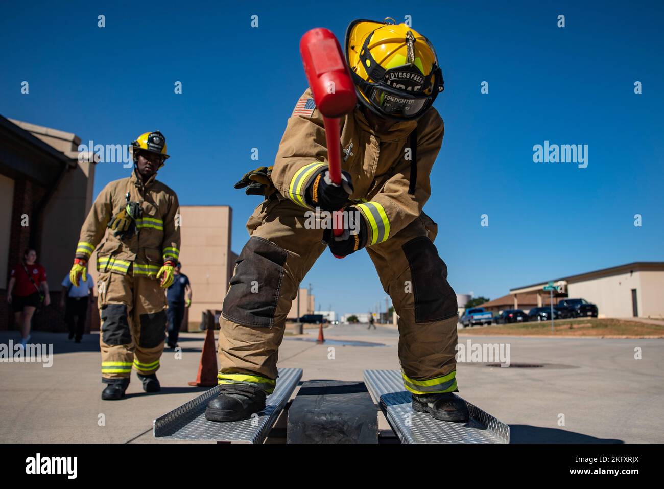 Senior Airman Dakaris Williams, 7th Civil Engineer Squadron fire ...