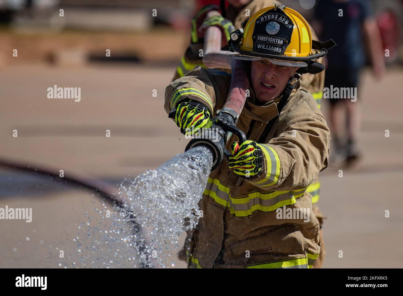 Senior Airman Nick Williams, 7th Civil Engineer Squadron fire ...