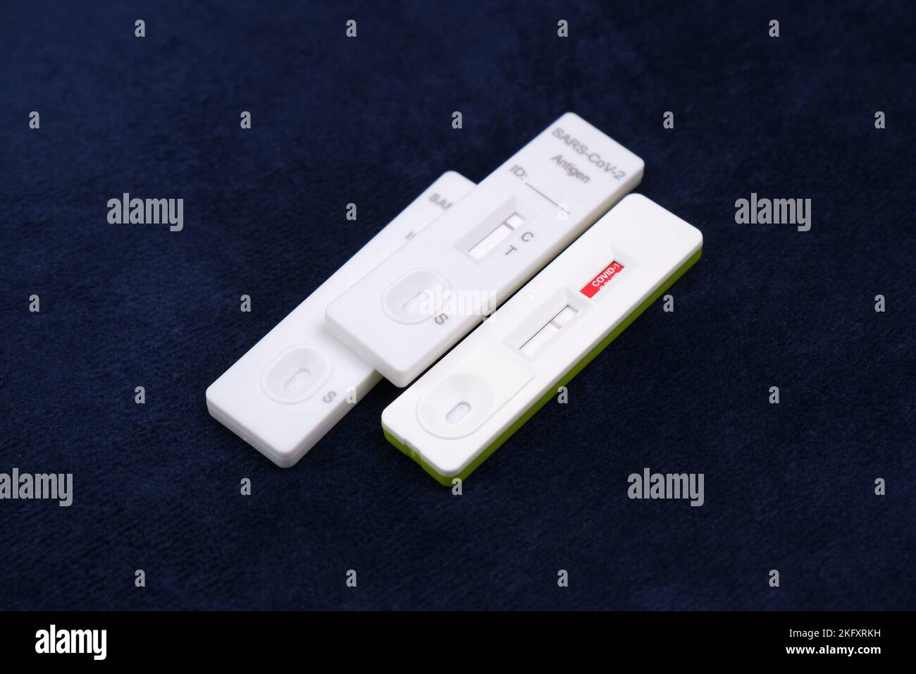 Covid-19 negative test result with SARS CoV-2 Rapid antigen test kit ...
