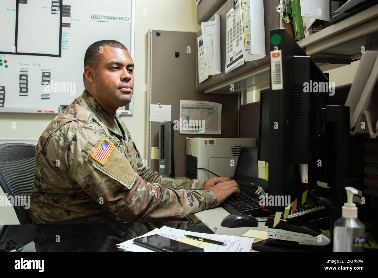 Sgt. First Class Donniel Brown, non-commissioned officer in charge of ...