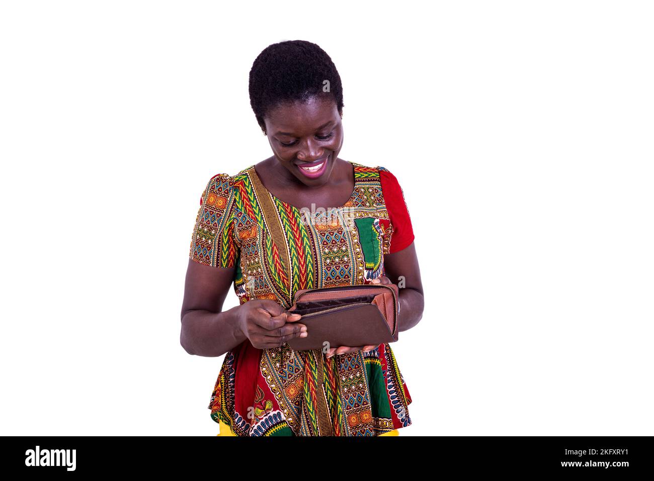 portrait of a beautiful young woman wearing traditional loincloth ...