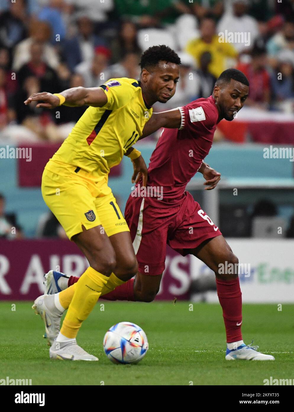 Equateur, Estrada during the FIFA World Cup 2022, Group A match between ...