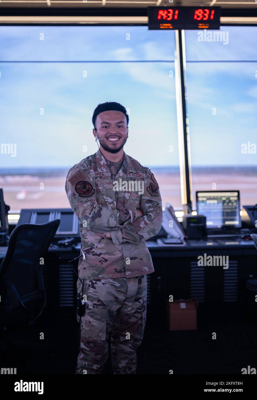 U.S. Air Force Airman 1st Class Nicholas Davila, 325th Operations ...