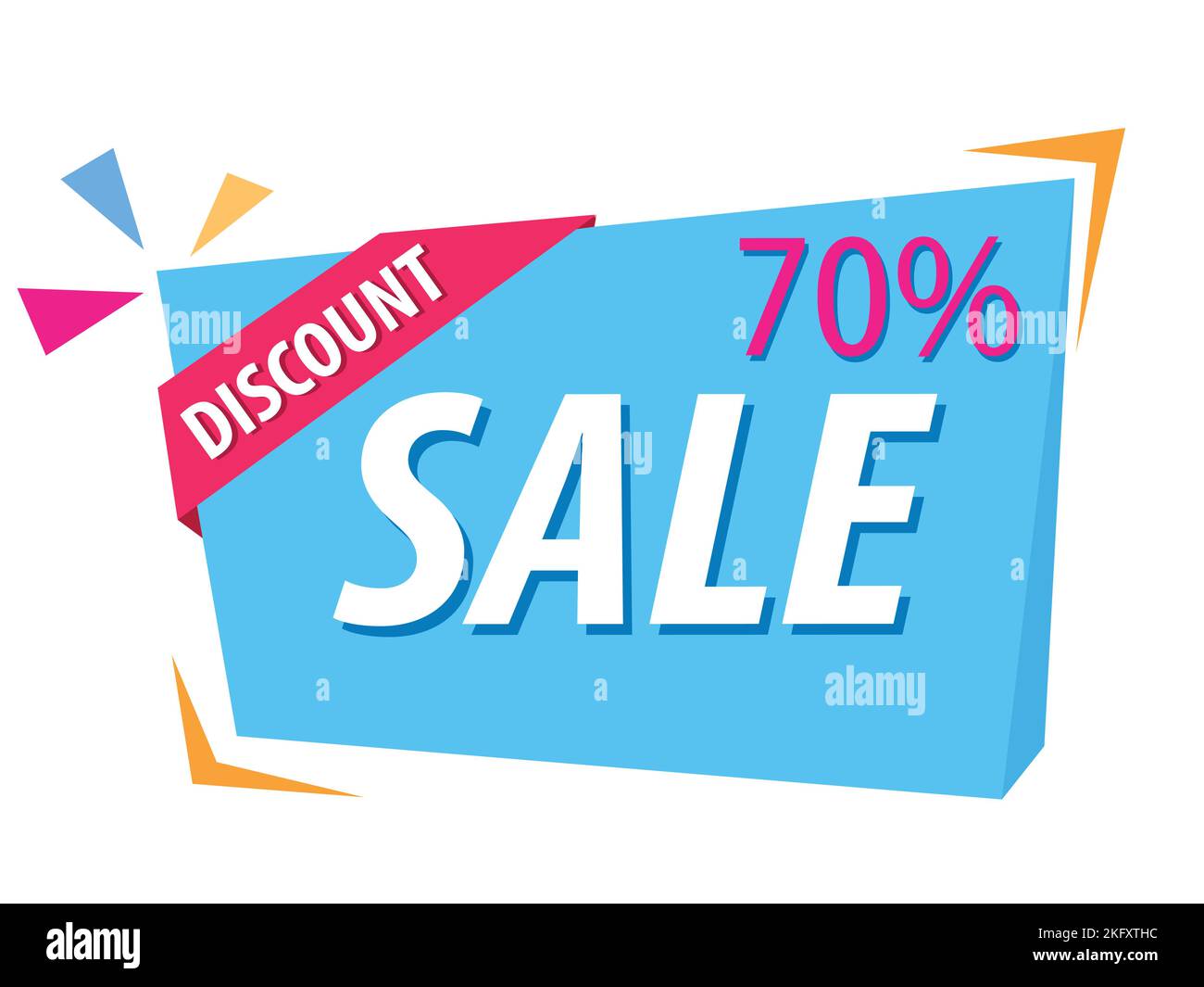 A vector design of a modern sale and discount logo banner template ...