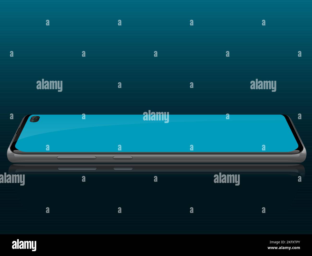 A vector design of a realistic 3d smartphone mockup UI Stock Vector ...