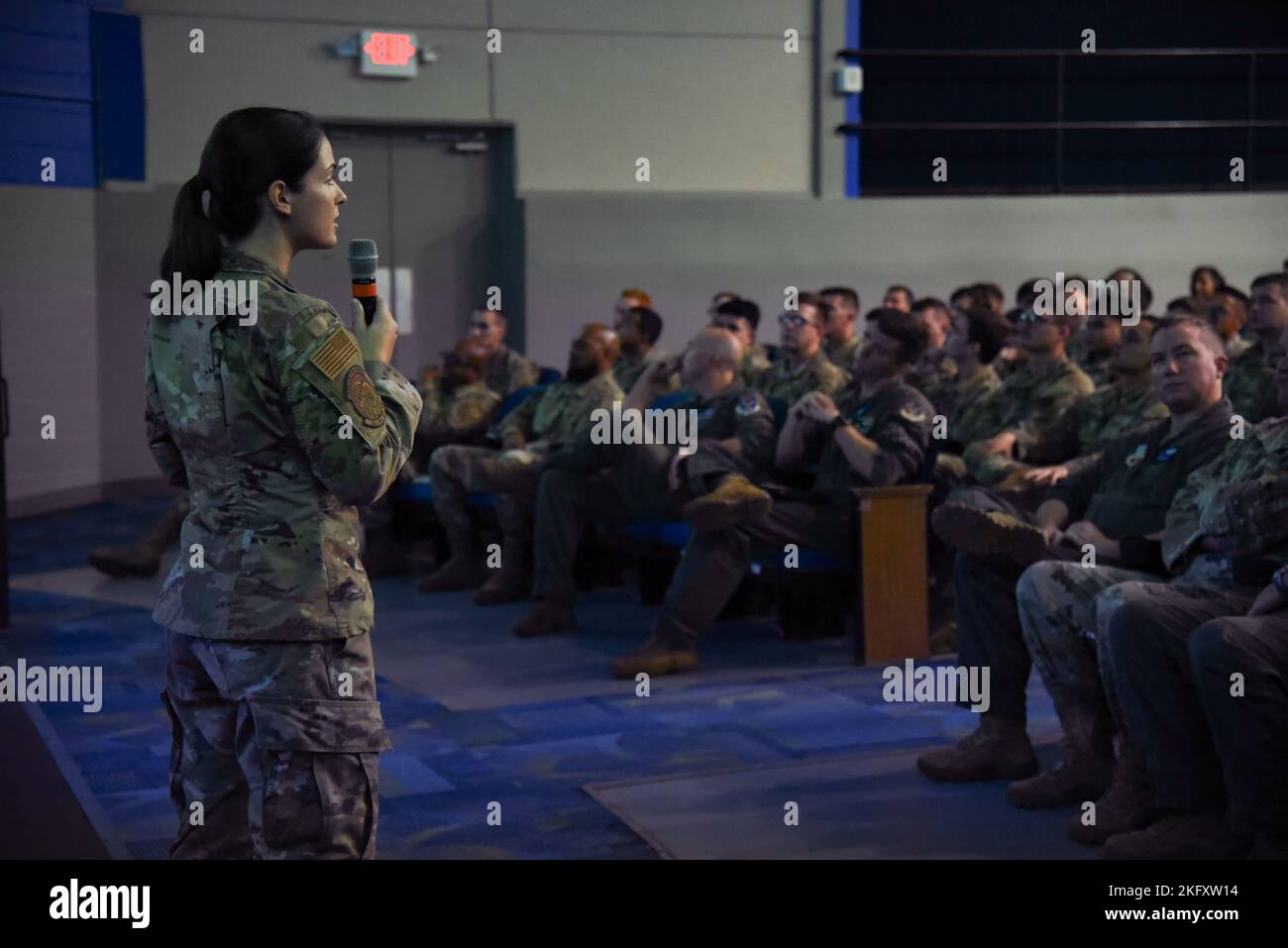 U.S. Air Force Capt. Jessica Alcaraz, 23rd Operations Support Squadron ...