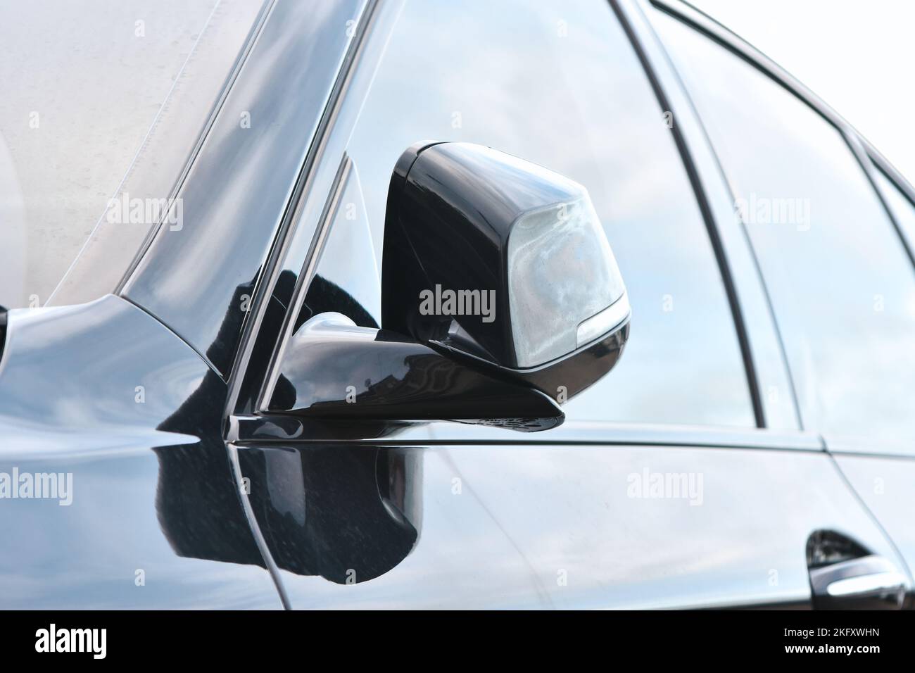 The side mirrors are foldable and electrically adjustable and includes ...