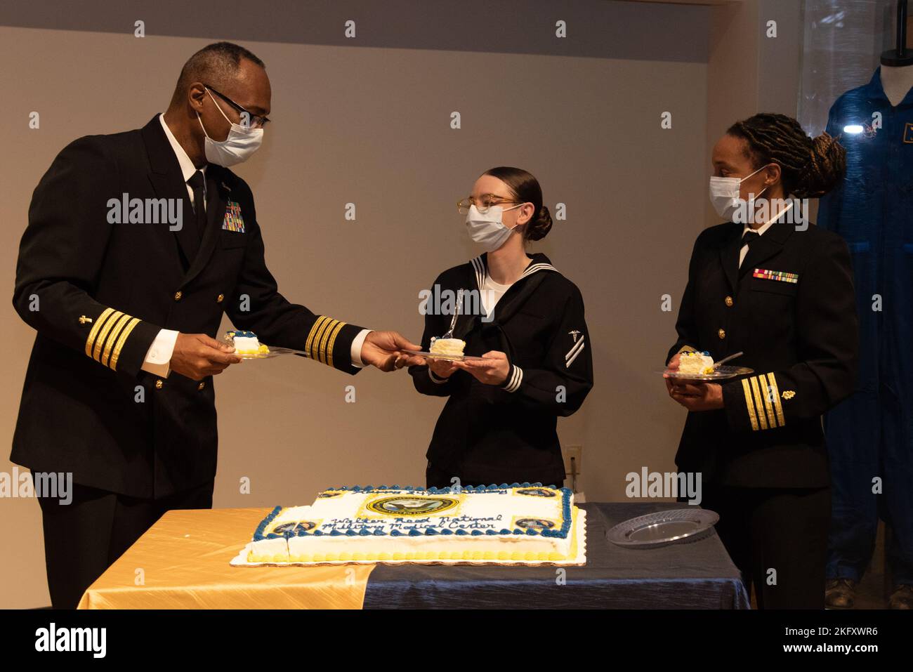 Capt. Herbert Griffin, left, chief of pastoral care at Walter Reed ...