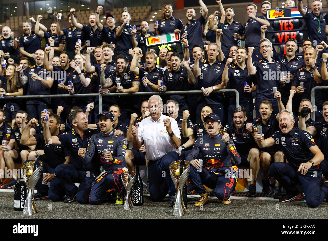 Celebration, HORNER Christian (gbr), Team Principal of Red Bull Racing ...