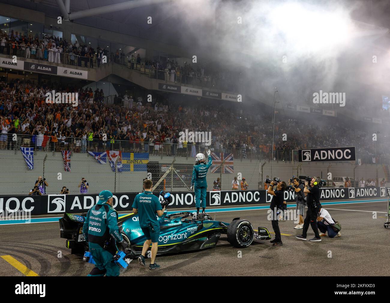 Abu Dhabi, United Arab Emirates. 20th Nov, 2022. #5 Sebastian Vettel ...