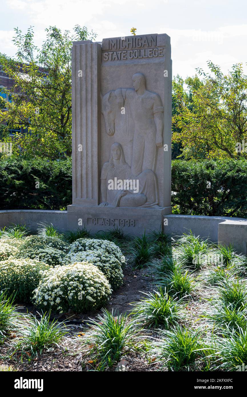 East Lansing MI-October 18, 2022: Michigan State College historic ...