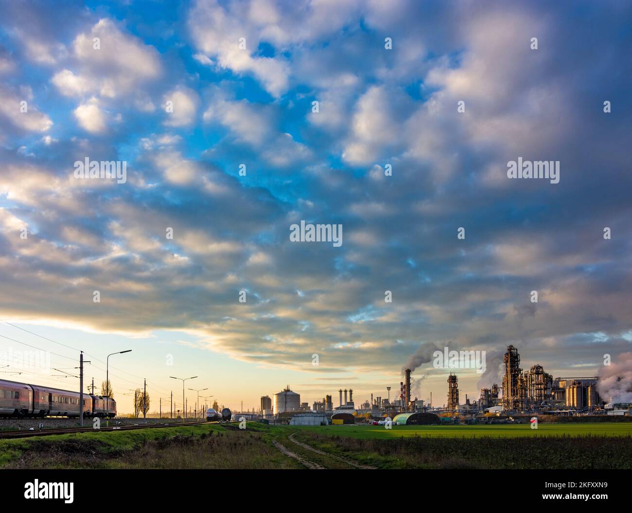 Schwechat: Borealis AG, plants for the production of polypropylene (PP ...