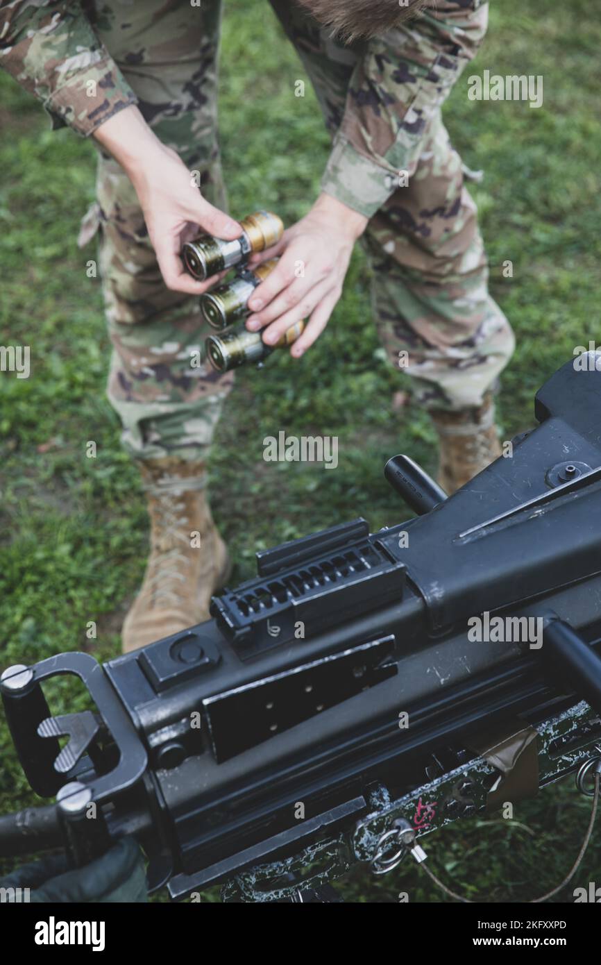 U.S. Army Sgt. David Nelson, assigned to the D Company, 2nd Battalion ...