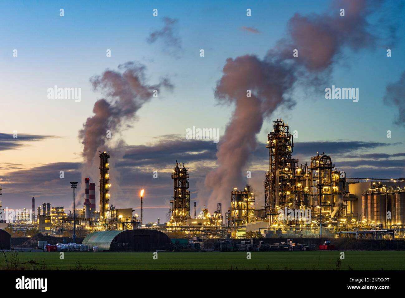 Schwechat: Borealis AG, plants for the production of polypropylene (PP ...