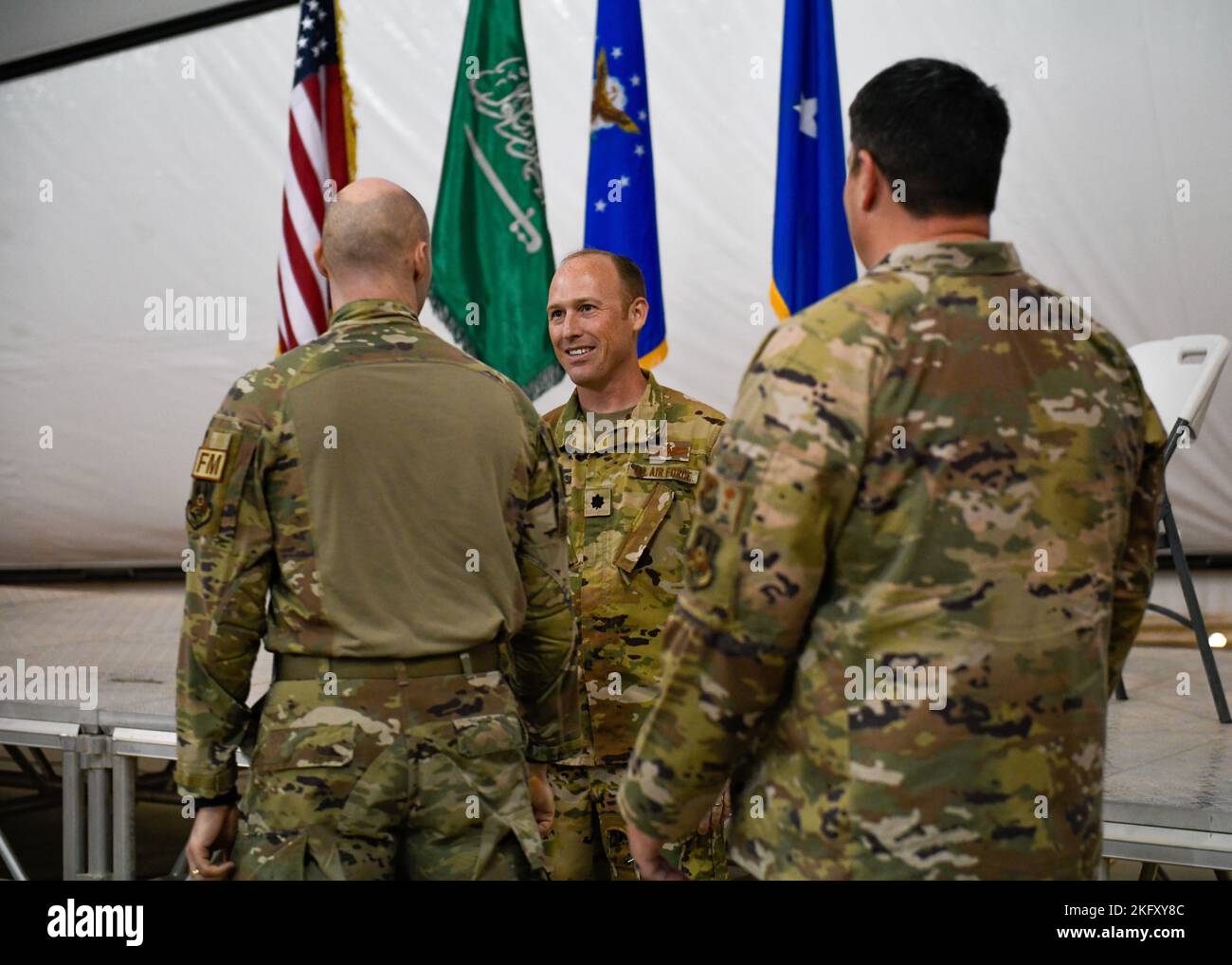 U.S. Air Force Lt. Col. Michael Deprey is officially recognized as ...