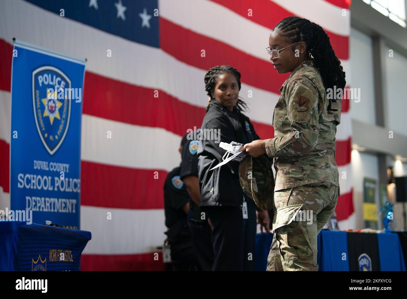 U.S. Air Force Senior Airman Deairra Isabell assigned to the 23rd Force ...
