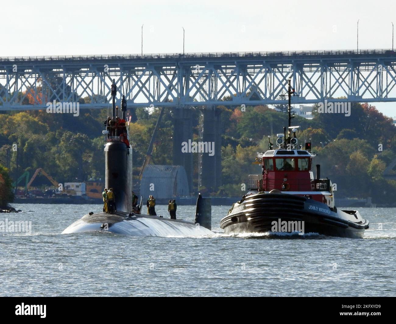 221014-N-ZZ999-0034 GROTON, Conn. (October 14, 2022) – The USS Oregon ...