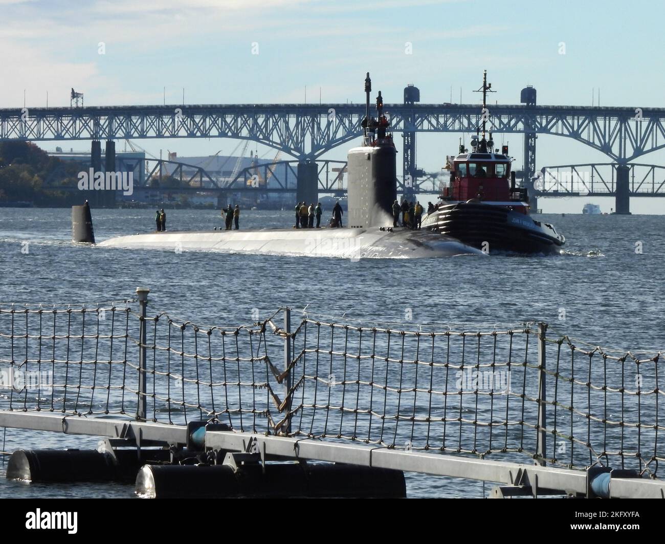 221014-N-ZZ999-0049 GROTON, Conn. (October 14, 2022) – The USS Oregon ...