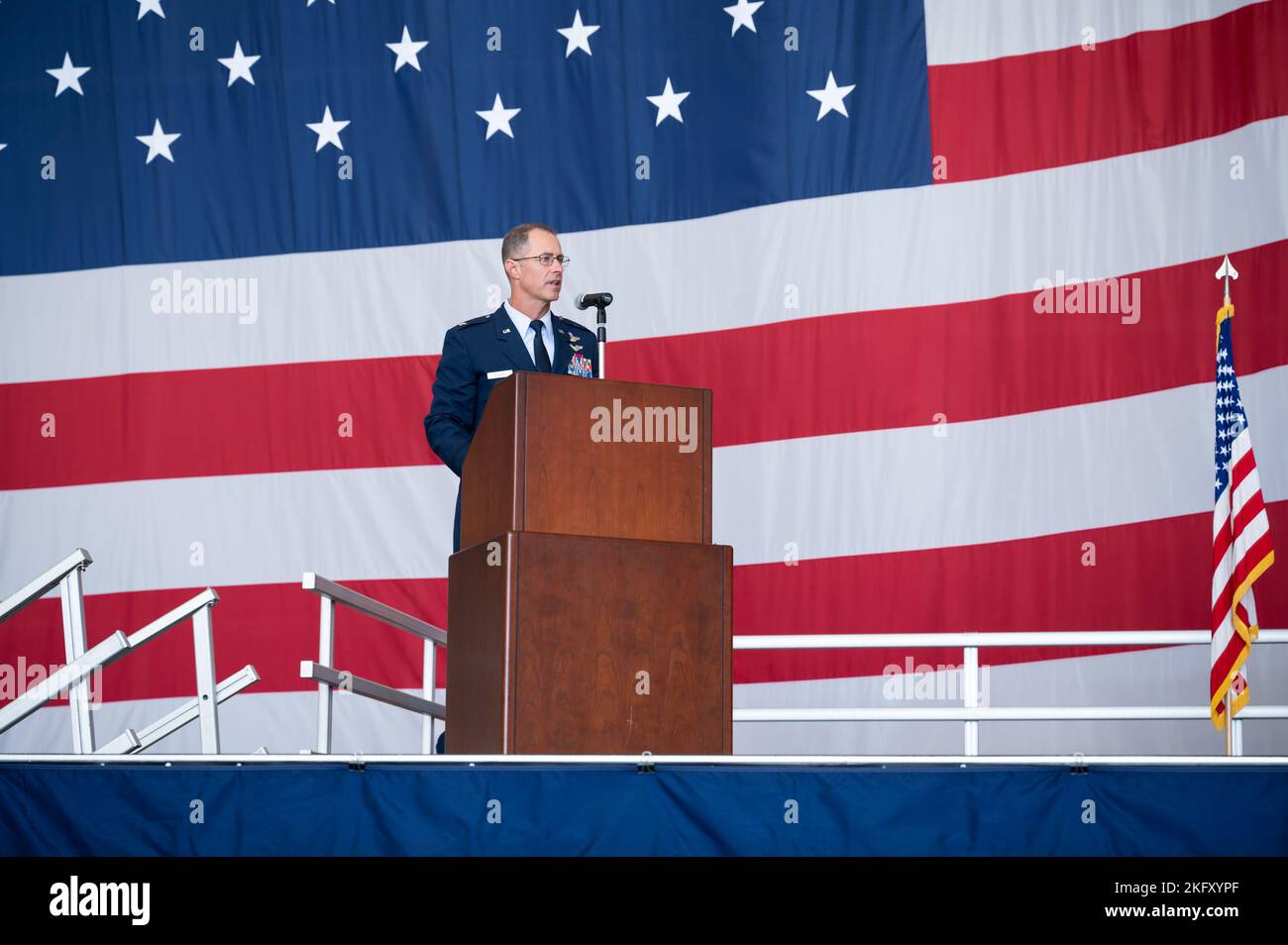 U.S. Air Force Col. Christopher Dunlap, commander of the 116th Air ...