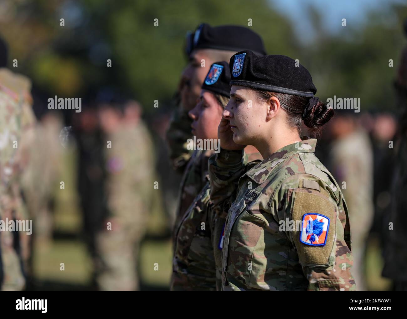 The 35th Corps Signal Brigade hosted an uncasing ceremony at Fort Bragg ...