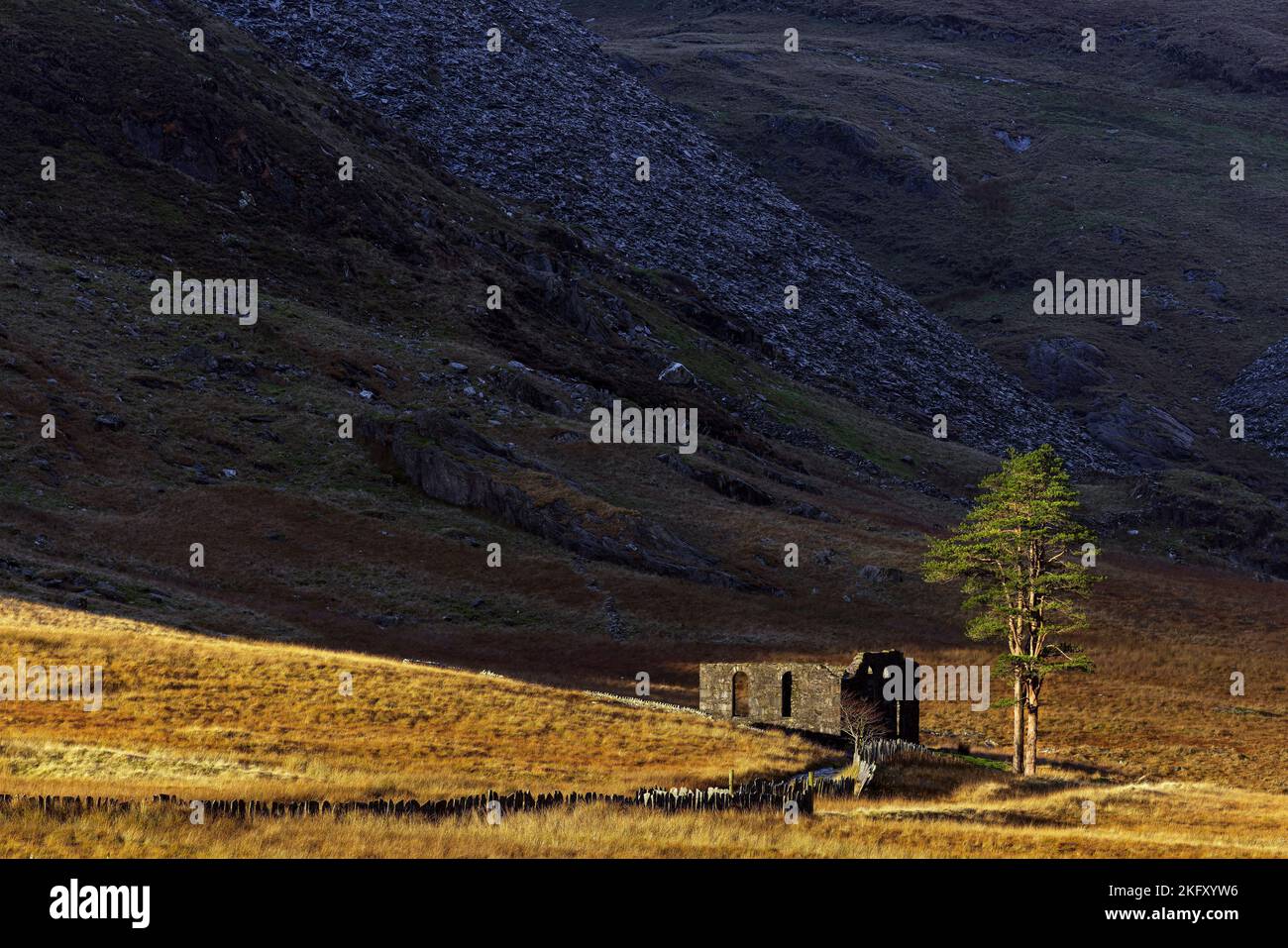 Cwmorthin chapel - An abandoned chapel in the old slate mining valley ...
