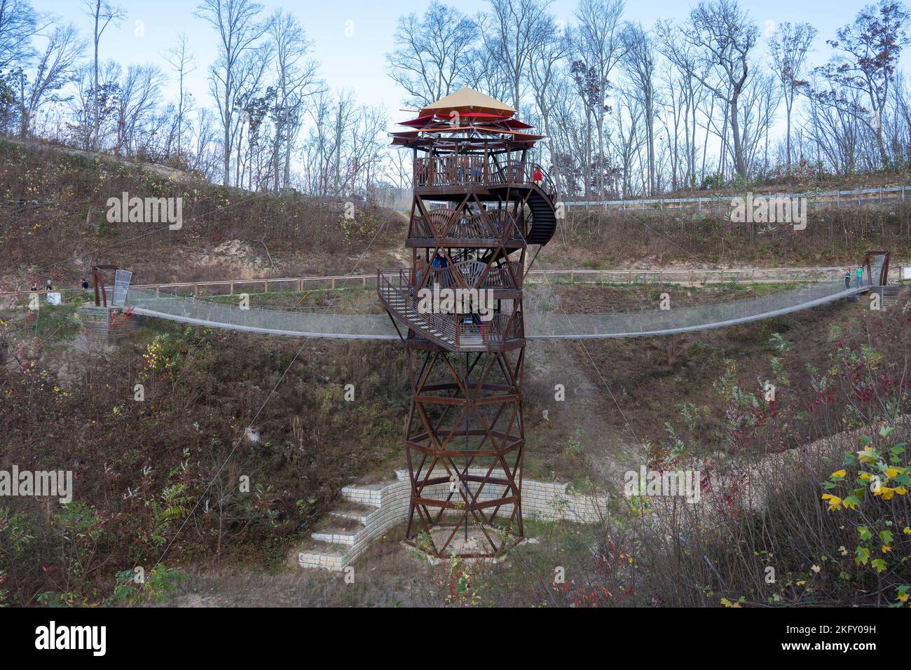The Tulip Tower at the Gatlinburg Skylift Park Stock Photo - Alamy