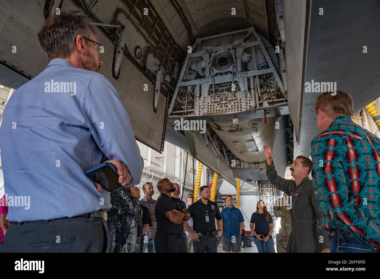 A 7th Bomb Wing wizzo shows some of the technology currently being used ...