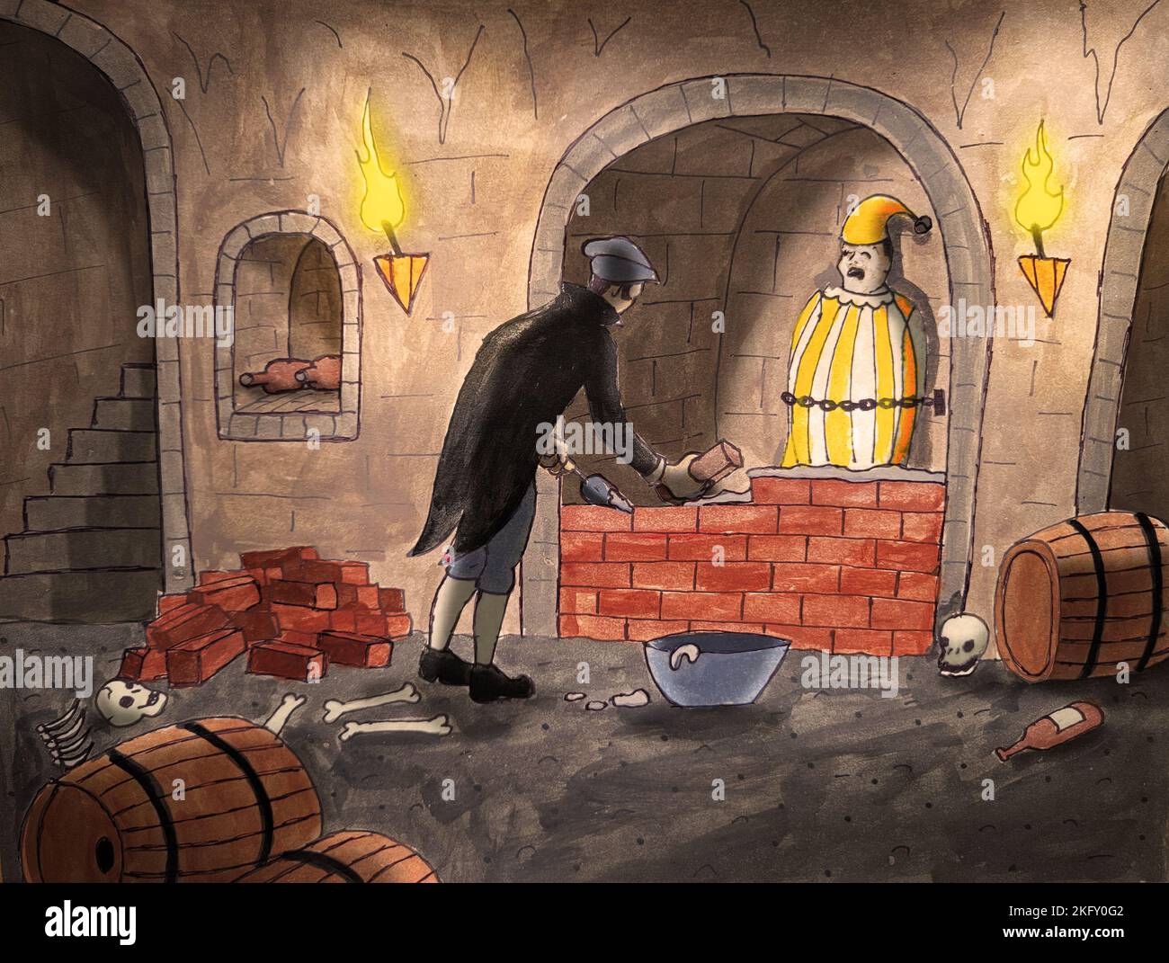 Edgar Allan Poe El Barril De Amontillado Fortunato Edgar Allan Poe El Barril De Amontillado Fortunato