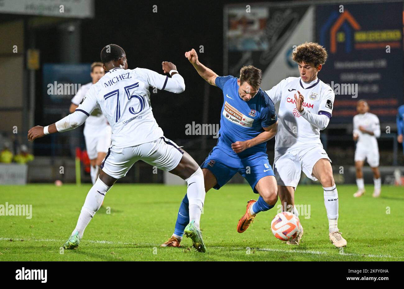 RSCA Futures' Simion Michez, Dender's Jonathan Jonny Rowell and RSCA ...