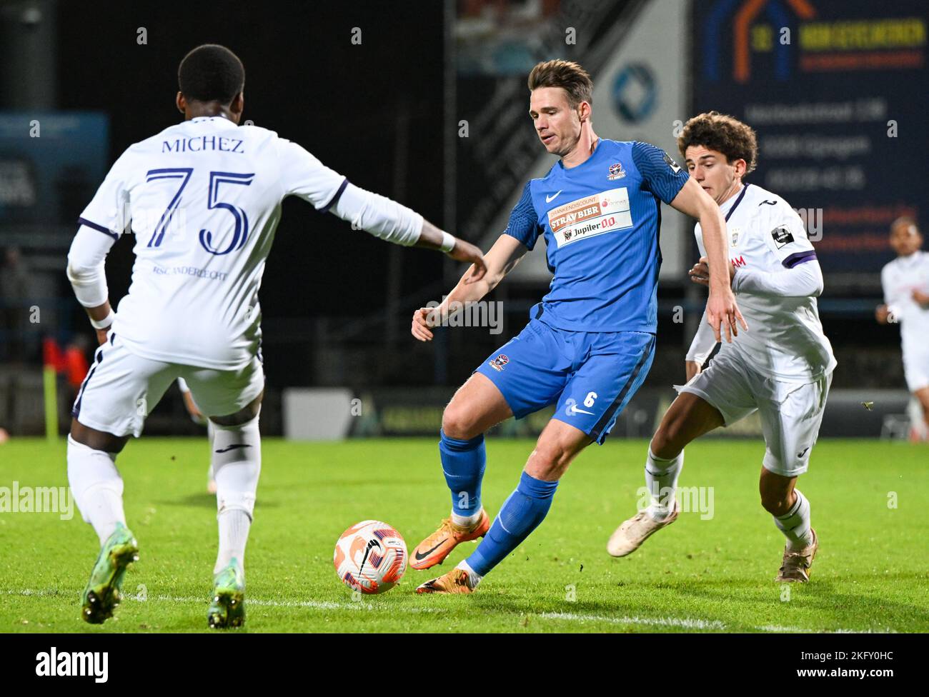 RSCA Futures' Simion Michez, Dender's Jonathan Jonny Rowell and RSCA ...