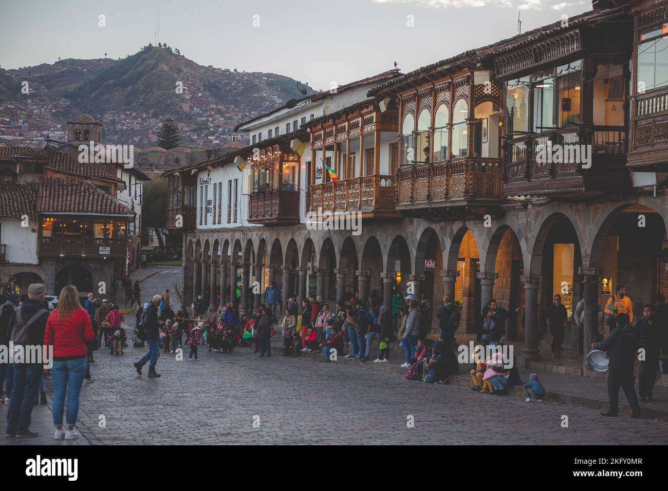 A beautiful shot of people celebrating the Inti Raymi festival of the ...