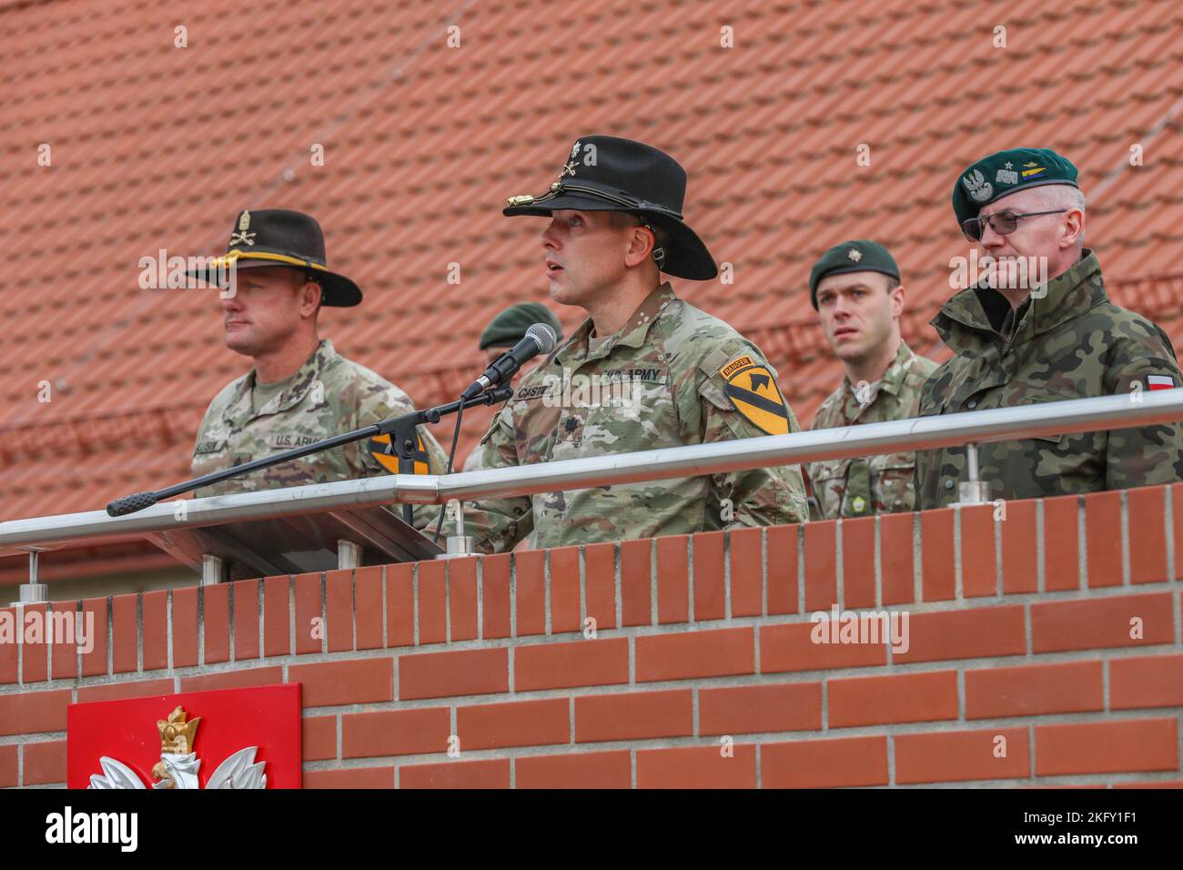 U.S. Army Lt. Col. Sean M. Castilla, commander of Battlegroup Poland ...