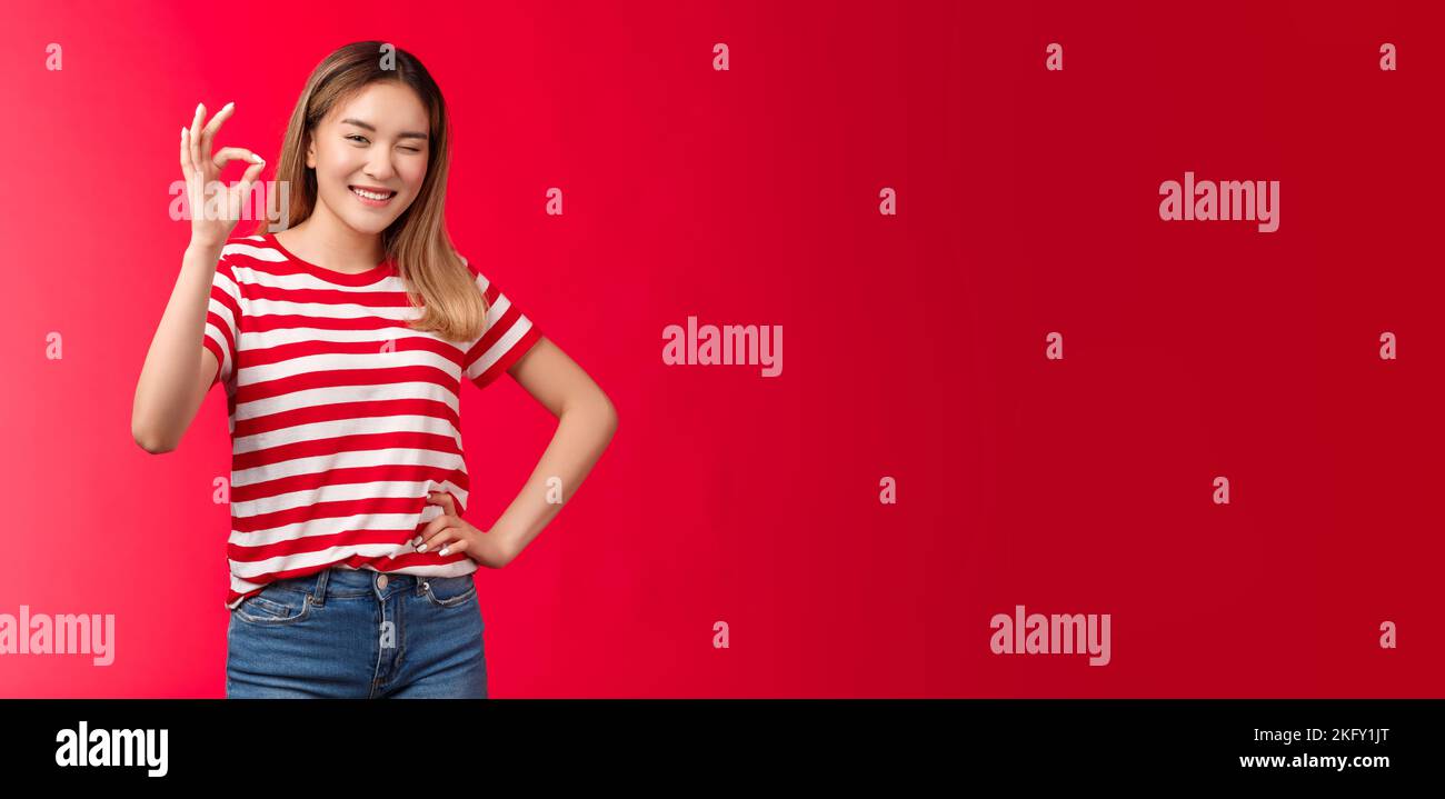 Good job mate. Proud happy female coworker approve your effort show ...