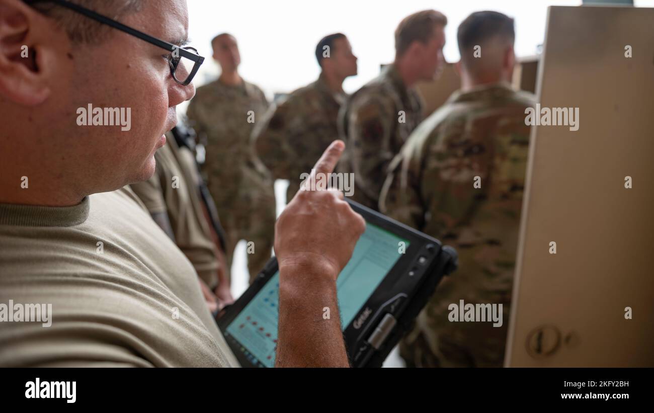 Tech. Sgt. Timothy Russo, assigned to the 435th Contingency Response Squadron on Ramstein Air ...